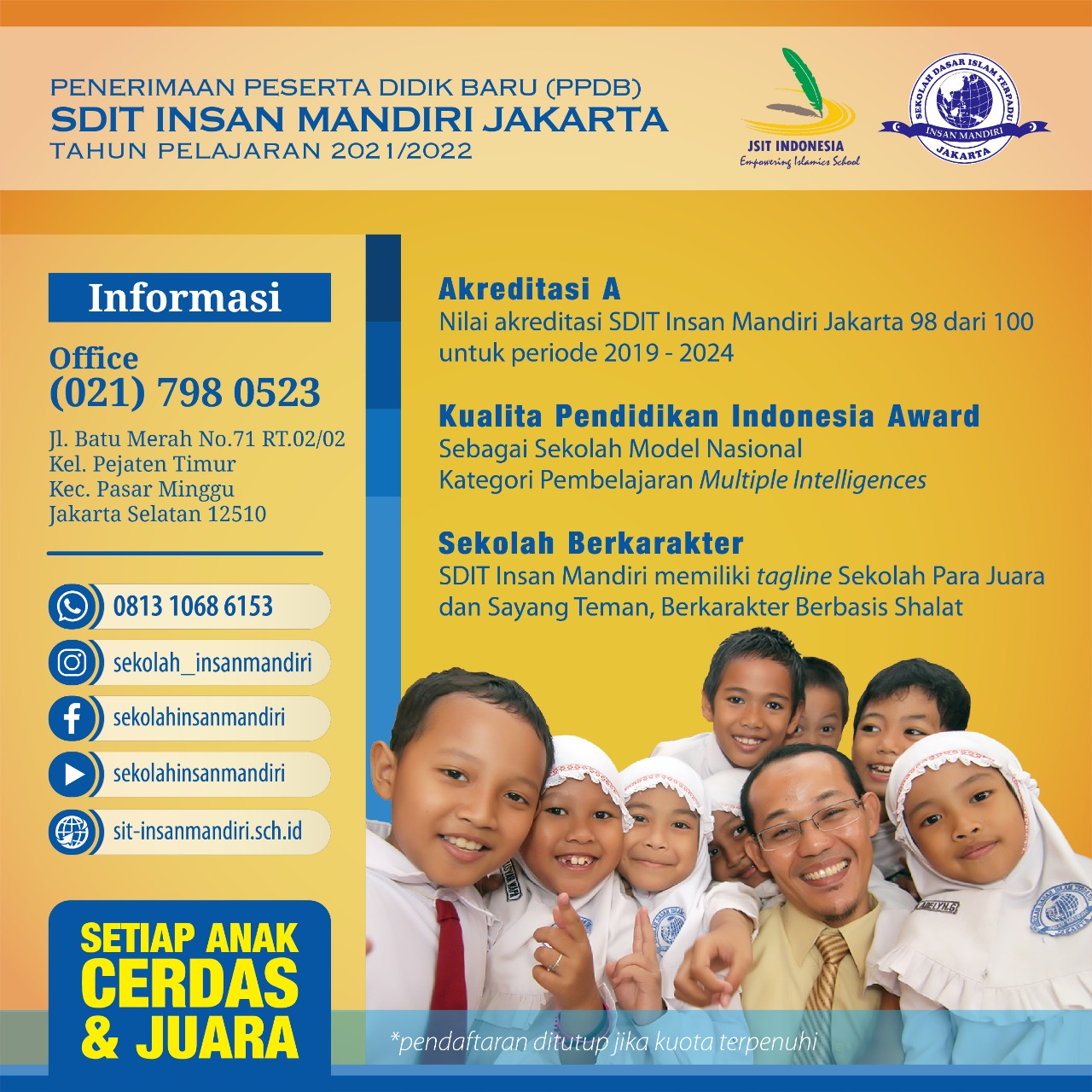 flayer imj – Sekolah Insan Mandiri